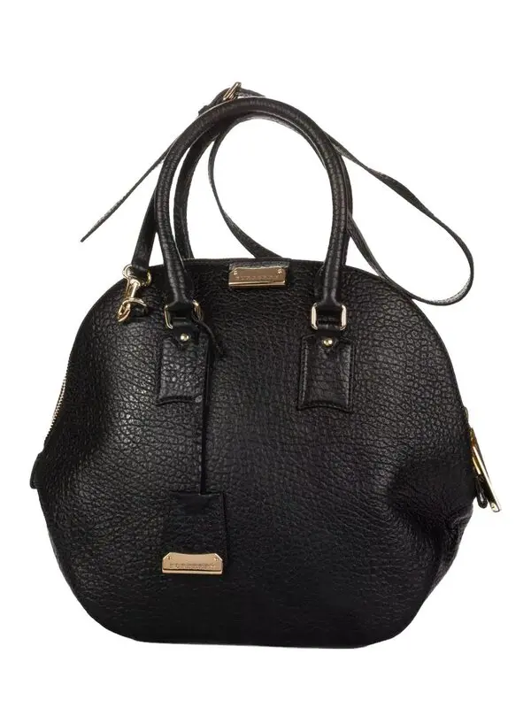 Burberry Orchard Bowling Handbag - Black