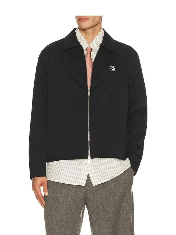Filling Pieces Twill Wool Coach Jacket - Black