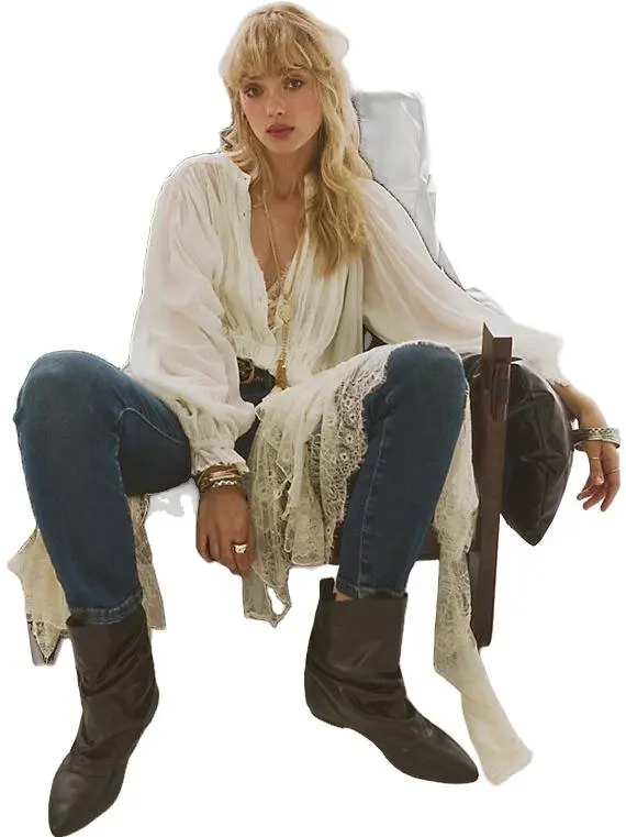 BRONX Kenda Slouch Boots - Black