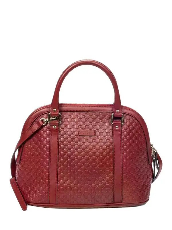 Gucci Medium Microguccissima Dome Tote Bag - Red