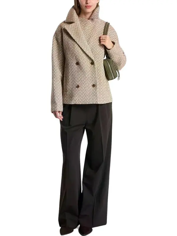 Calvin Klein Double-breasted Peacoat - Neutrals