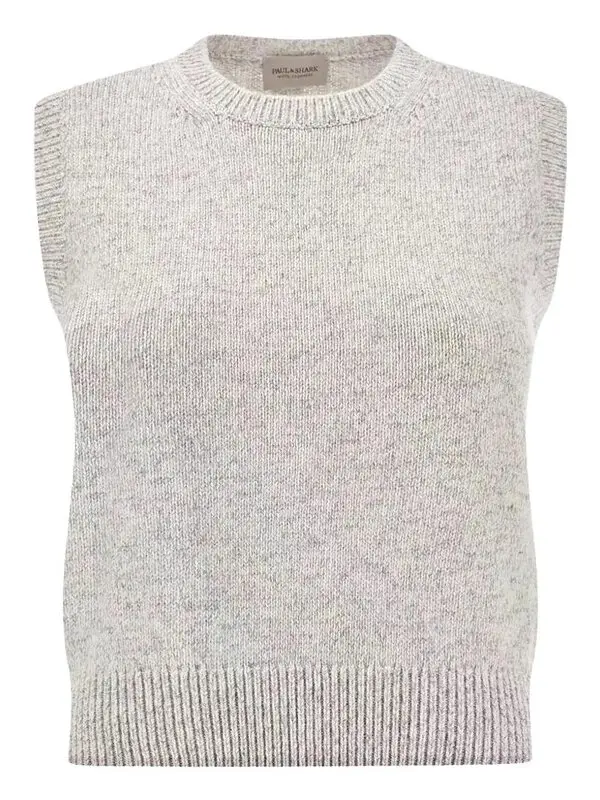 Paul & Shark Ribbed-knit Vest - Grey