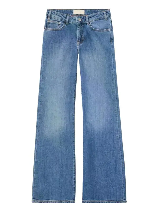JEANERICA The San Babila Faded-effect Flared Jeans - Blue