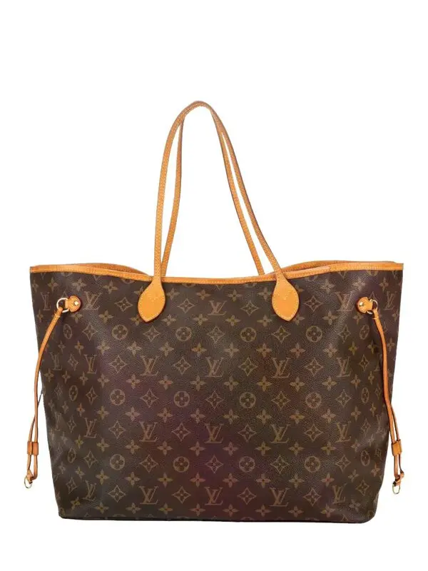 LOUIS VUITTON Neverfull Gm Monogram Shoulder Bag - Brown
