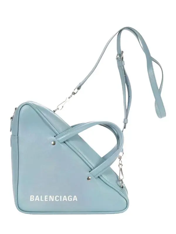 Balenciaga Triangle Duffle Shoulder Bag - Blue