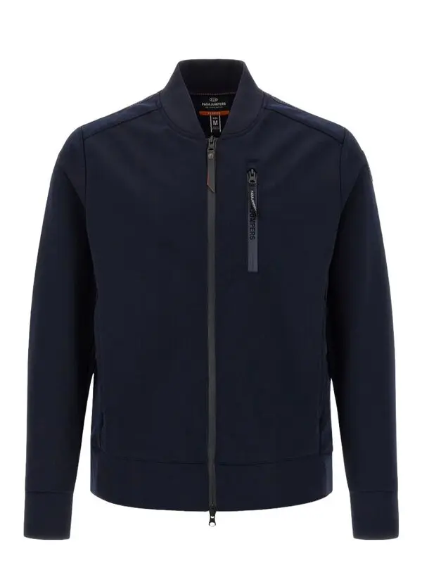 PARAJUMPERS Mckay Zip-front Logo-patch Jacket - Black