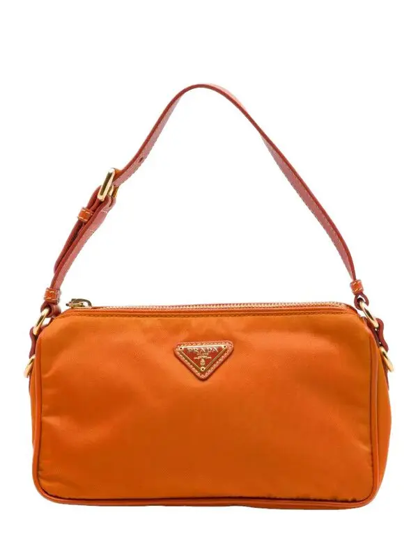Prada 2000-2013 Tessuto Shoulder Bag - Orange
