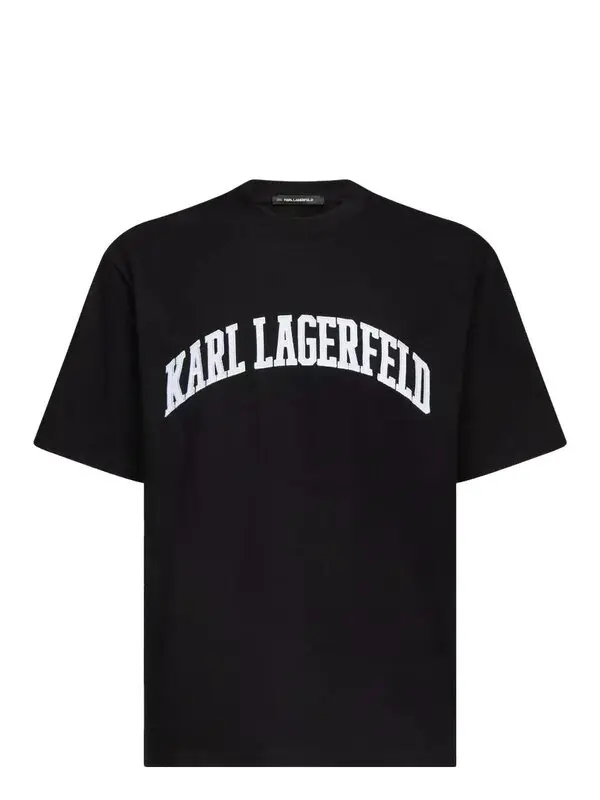 Karl Lagerfeld Logo-print T-shirt - Black