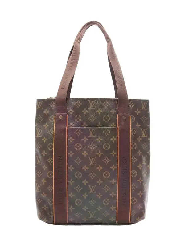 LOUIS VUITTON 2008 Monogram Cabas Beaubourg Tote Bag - Brown