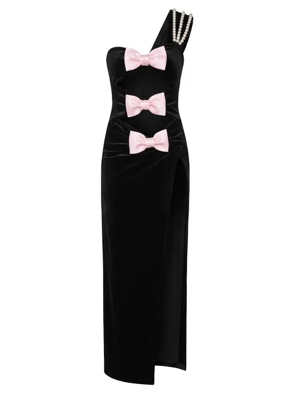 NUR KARAATA Midnight Muse Dress - Black
