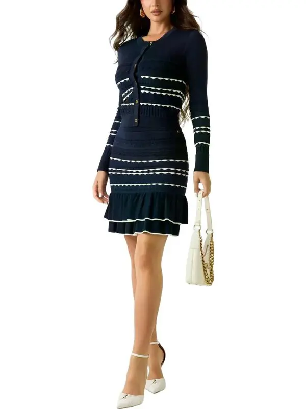 Guess Marciano Ruffles Skirt - Blue