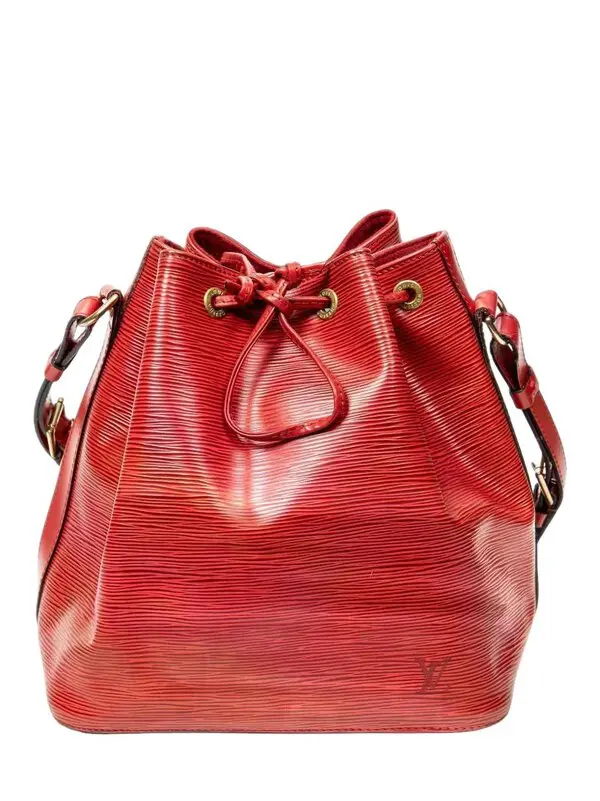 LOUIS VUITTON Pm Noe Epi Leather Bucket Bag - Red