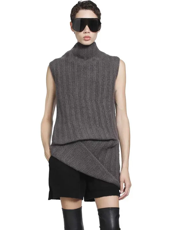 Rick Owens Tower Babel Top - Grey