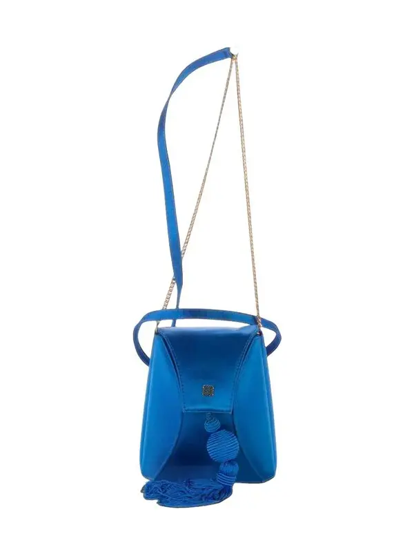 Loewe Mini Tassel Crossbody Bag - Blue