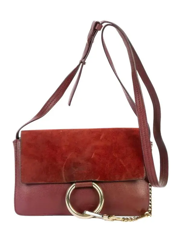 Chloé Small Faye Shoulder Bag - Red