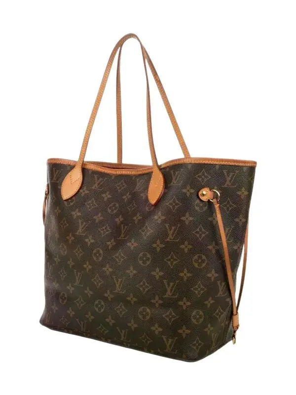LOUIS VUITTON Mm Neverfull Monogram Shoulder Bag - Brown