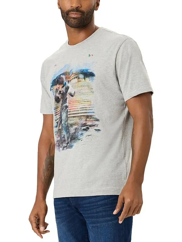 Robert Graham The Steps Short Sleeve Graphic Tee - Grey