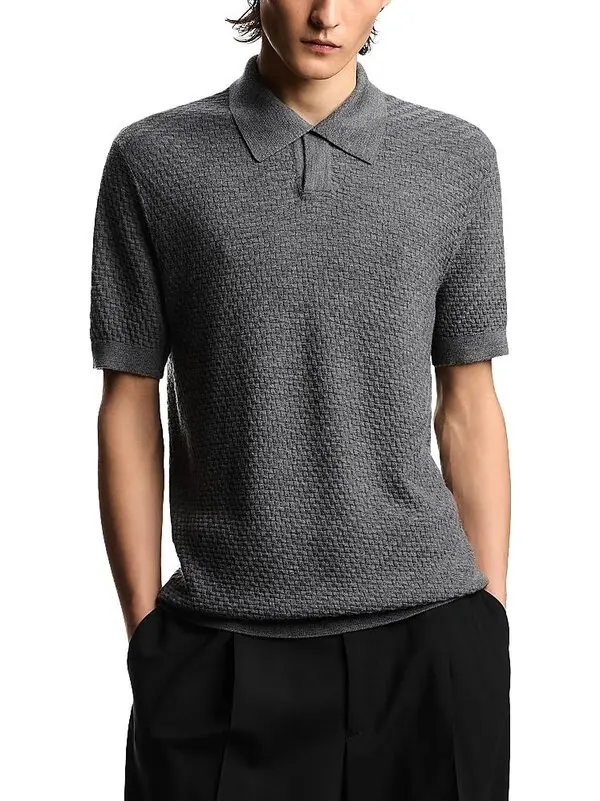 Emporio Armani Pullover Polo Shirt - Solid Medium