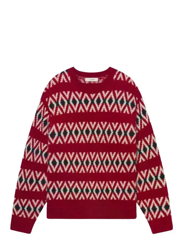 FRAME Oversized Sweater - Red