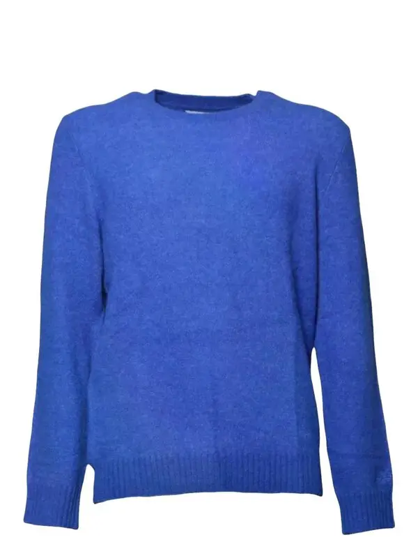 MC2 SAINT BARTH Regent Alpaca Blend Crewneck Sweater - Blue