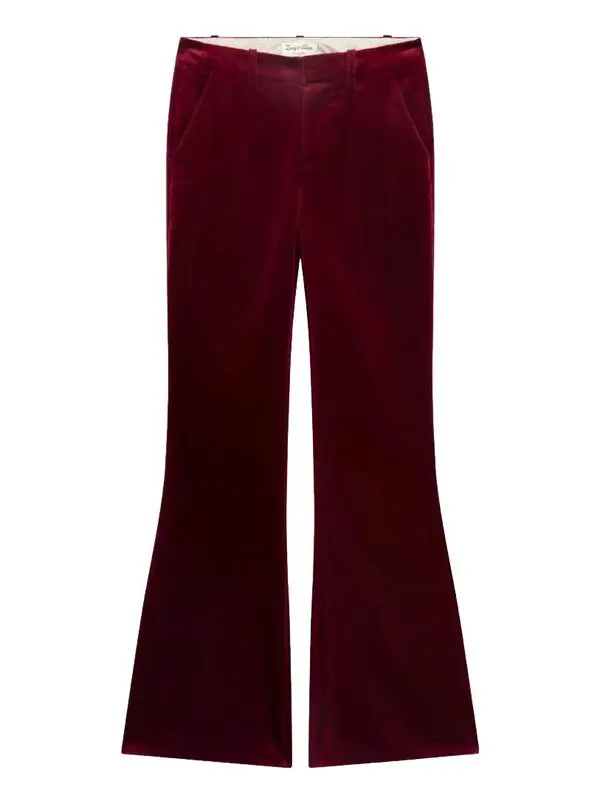 Zadig&Voltaire Prevy Velvet Trousers - Red