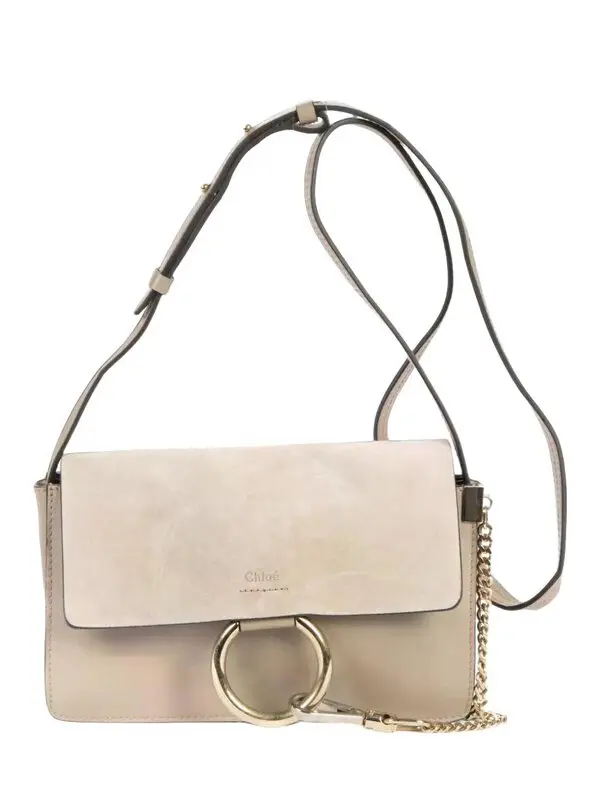 Chloé Small Faye Shoulder Bag - Grey