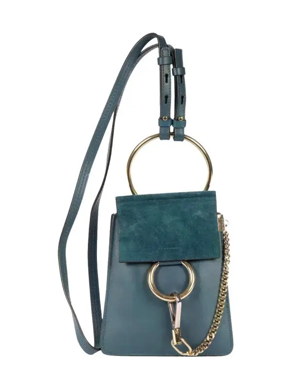 Chloé Small Faye Bracelet Shoulder Bag - Blue