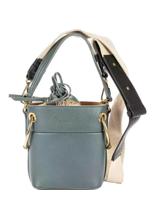 Chloé Mini Roy Bucket Bag - Blue