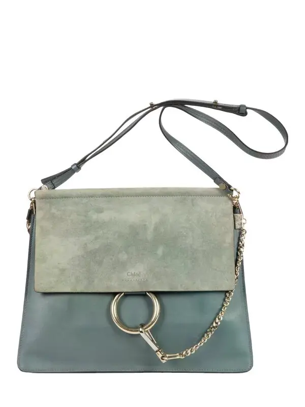 Chloé Medium Faye Shoulder Bag - Blue