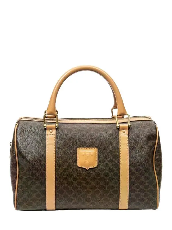 Celine Small Boston Macadam Tote Bag - Brown