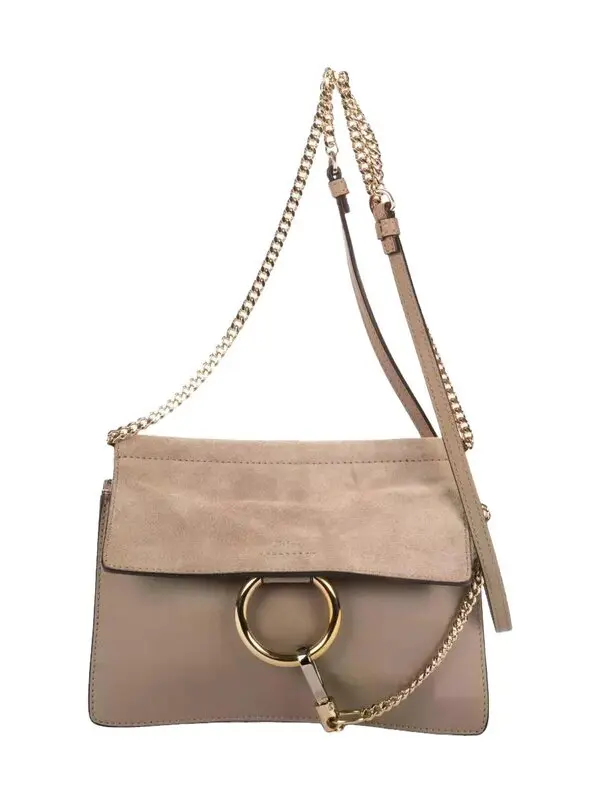 Chloé Faye Shoulder Bag - Neutrals