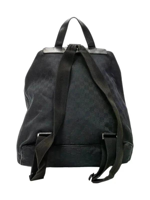 Gucci Large Jackie Drawstring Backpack - Black