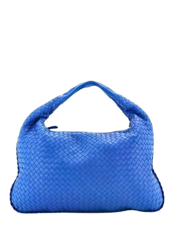 Bottega Veneta Veneta Intrecciato Nappa Large Hobo Bag - Blue