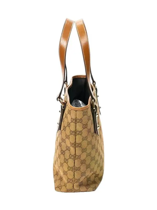 Gucci Small Gg Monogram Tote Bag - Neutrals