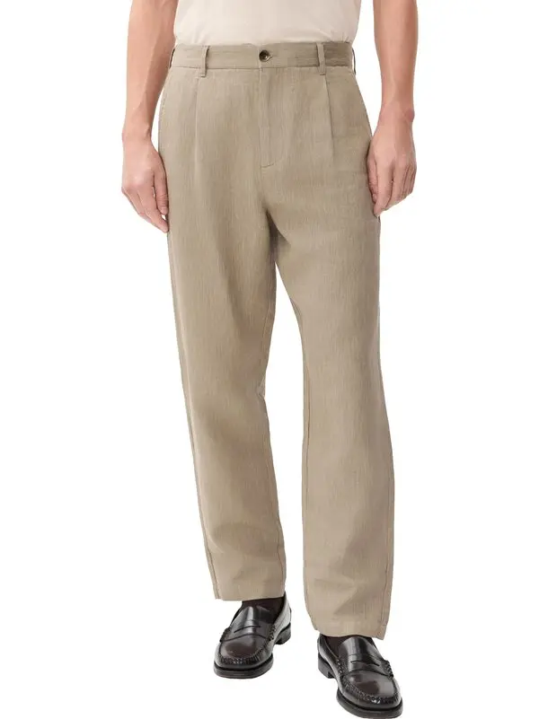 Rails Zimmer Linen Trousers - Walnut
