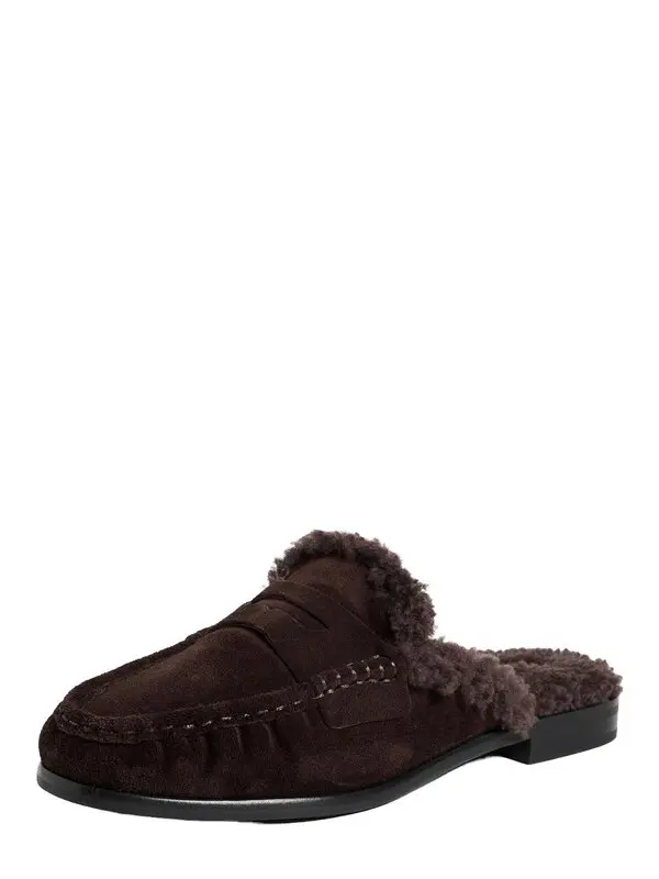 Rag & Bone Carter Shearling Mules - Dccsd