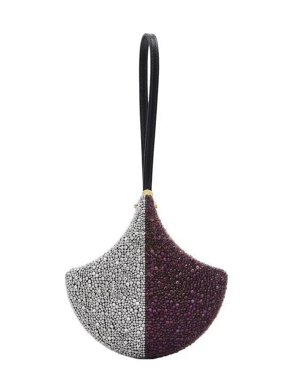 BVLGARI Ginkgo Crystal-embellished Clutch - Multicoloured
