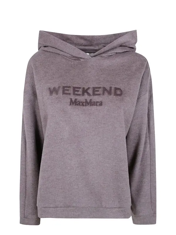 Max Mara Round Neck Sweatshirt "wkd Vetrino - Brown