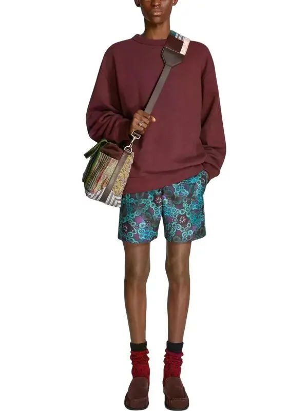 Dries Van Noten Oversized Cotton Sweatshirt - Red