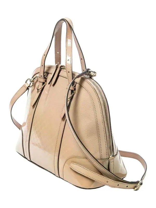 Gucci Medium Microguccissima Nice Dome Tote Bag - Nude Beige