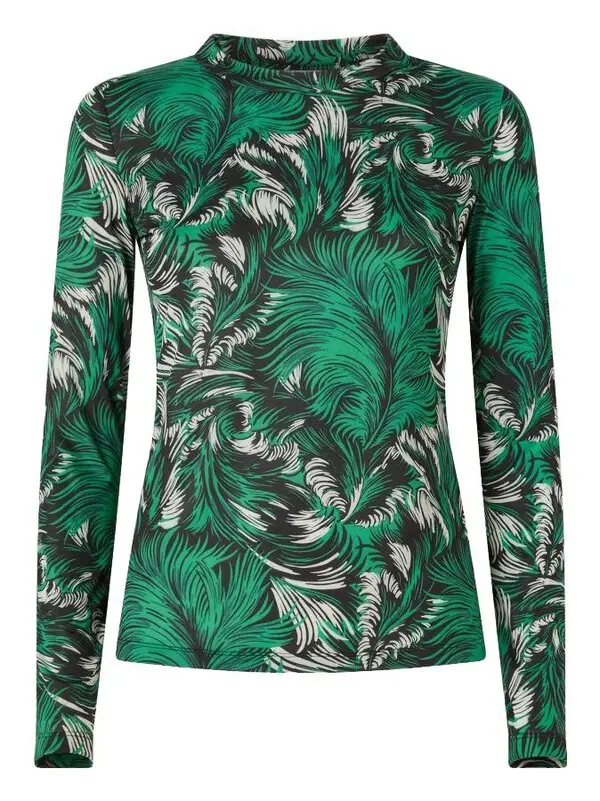 La DoubleJ Crewneck Top - Quill Green