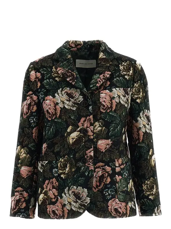 Dries Van Noten Floral Tapestry Jacquard Jacket - Multicolor