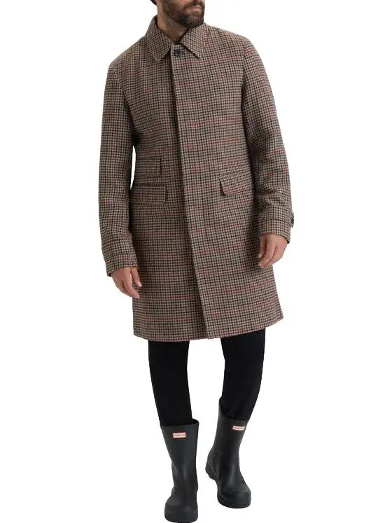 Hunter Parnell Wool Blend Topper Jacket - Multi Houndstooth