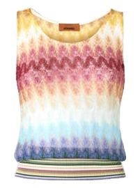 Missoni Sleeveless Dégradé Viscose Top - Multicoloured