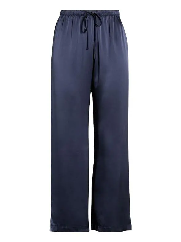 Donni. Silk Stripe Crop Pants - Navycloud