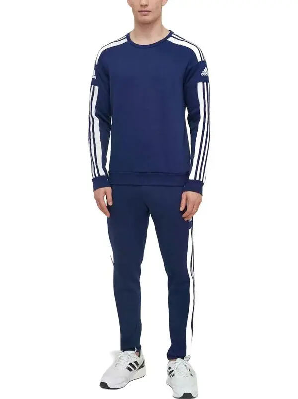 Adidas Striped-sleeve Sweatshirt - Blue