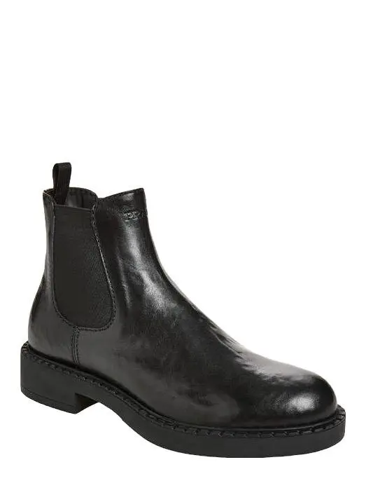 Prada Chocolate Leather Chelsea Boot - Nero