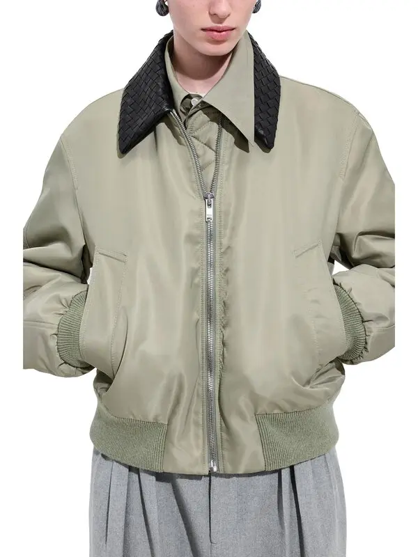 Bottega Veneta Satin Nylon Blouson - Multicolor