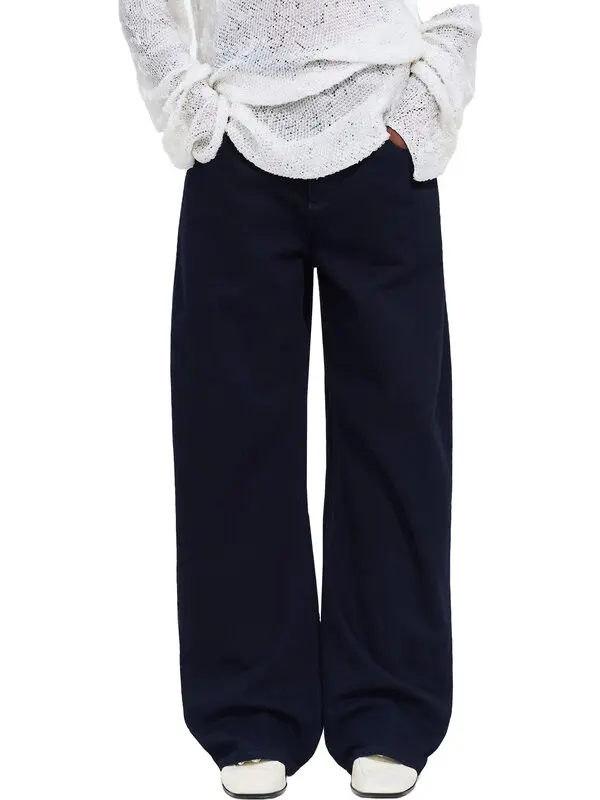 Bottega Veneta Black Blue Rinsed Denim - Dark Indigo