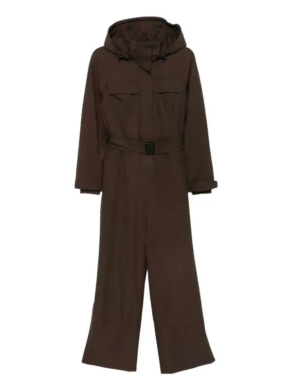 WE NORWEGIANS Finse Belted Ski Suit - Brown